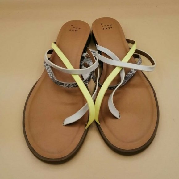 a new day | Shoes | A New Day Jasmine Strappy Silver Wedge Sandals ...